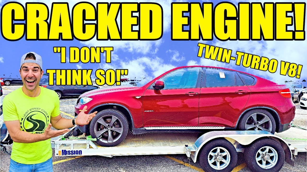 I Bought A Twin-Turbo V8 BMW With A Mysterious “CRACKED” Engine! It ...