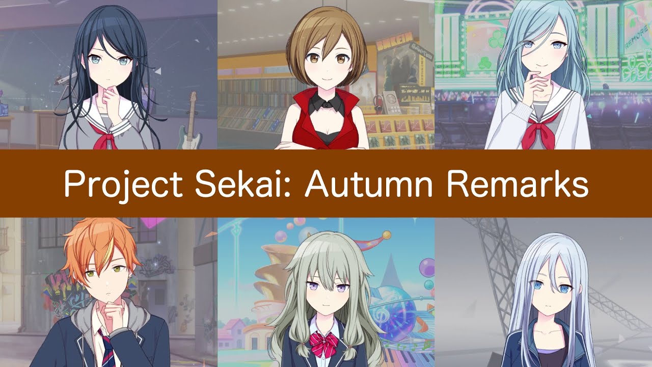 Project Sekai Main Screen: Autumn Remarks in English (2021) - YouTube