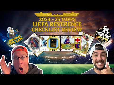 *NEW PRODUCT* 24/25 Topps Reverence Soccer Checklist Review W ...