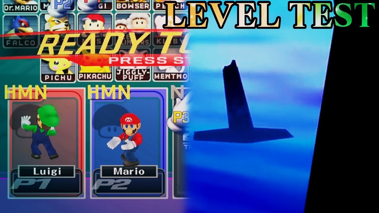 Fase beta y Contenido removido de Super Smash Bros Melee l Level Test ...