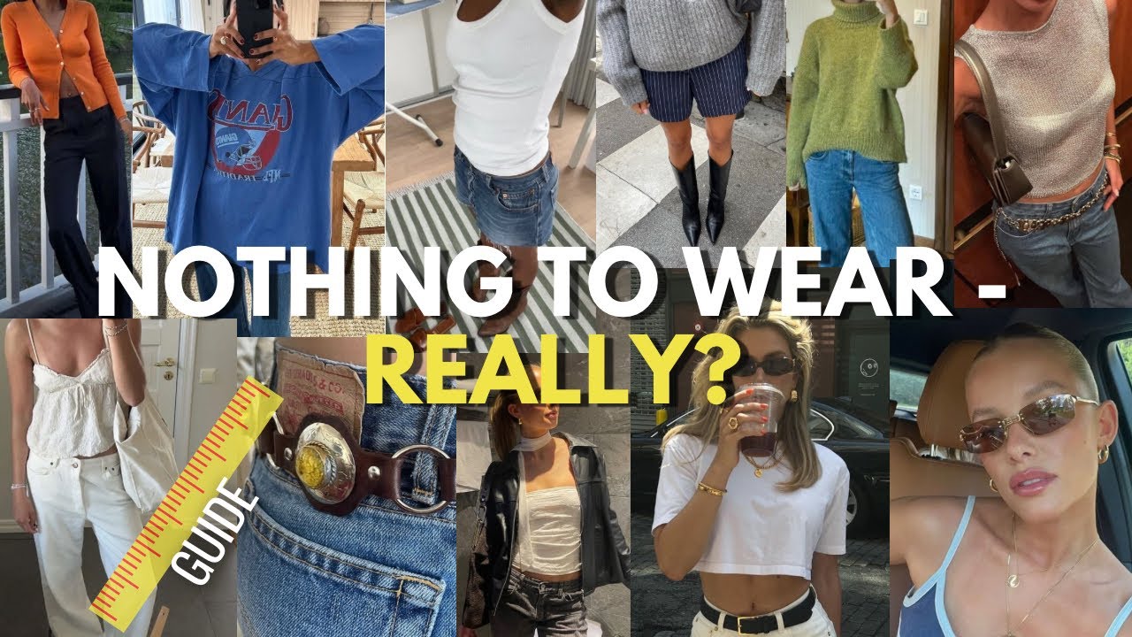 Your guide If you have nothing to wear 📖(fashion tips) - YouTube