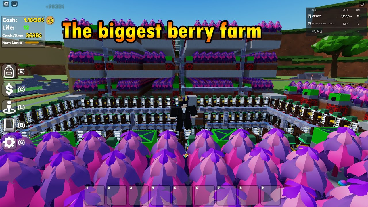 I Build The Biggest Berry Farm In The World Block Tycoon YouTube i-build-the-biggest-berry-farm-in-the-world-block-tycoon-youtube