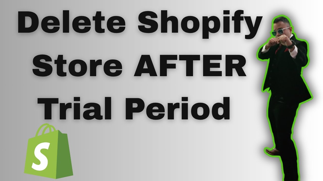 How to Delete Shopify Store AFTER Trial Period is Over - YouTube