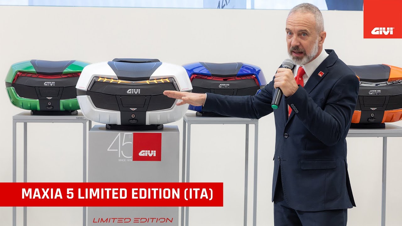 MAXIA 5 Limited Edition - Accessori moto-touring GIVI #eicma23 - YouTube