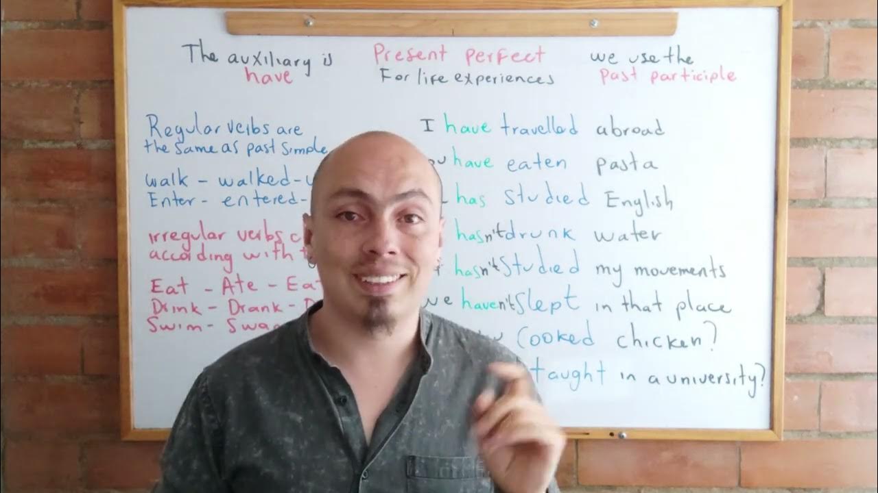 Present perfect for life experiences. - YouTube