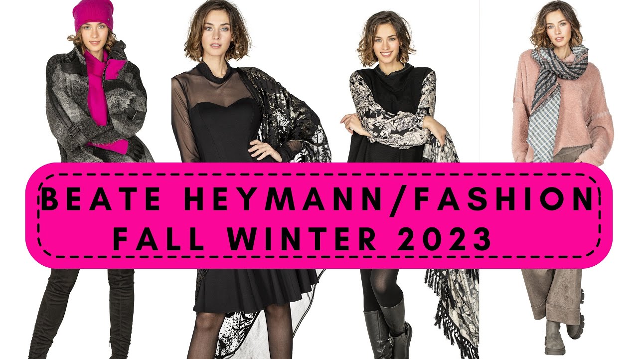 Díl 29. BEATE HEYMANN - FASHION FW 23/24 - nová kolekce pro milovníky ...