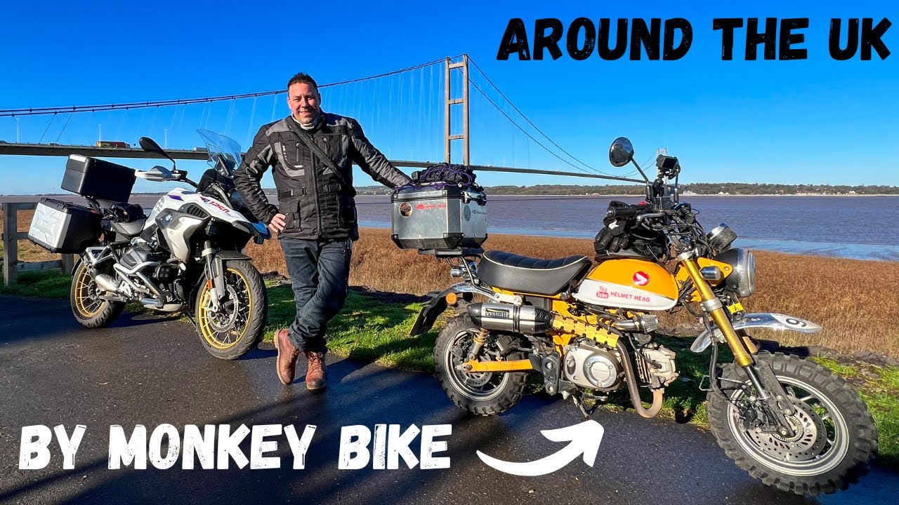 Riding Around The UK By Monkey Bike - YouTube