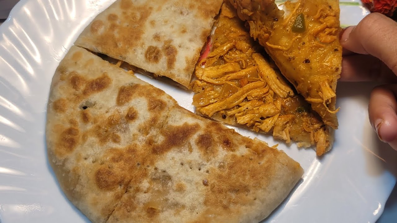 Chicken Paratha Recipe I How to make chicken paratha at home | Glow ...