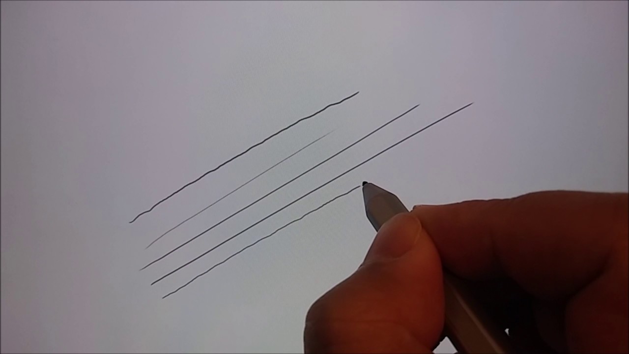 Surface Studio vs Surface Book diagonal line jitter test - YouTube