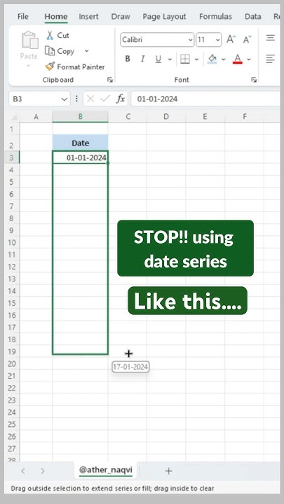 One year date series in few seconds in excel l series in excel #excel #excelshorts #ytshorts # ...