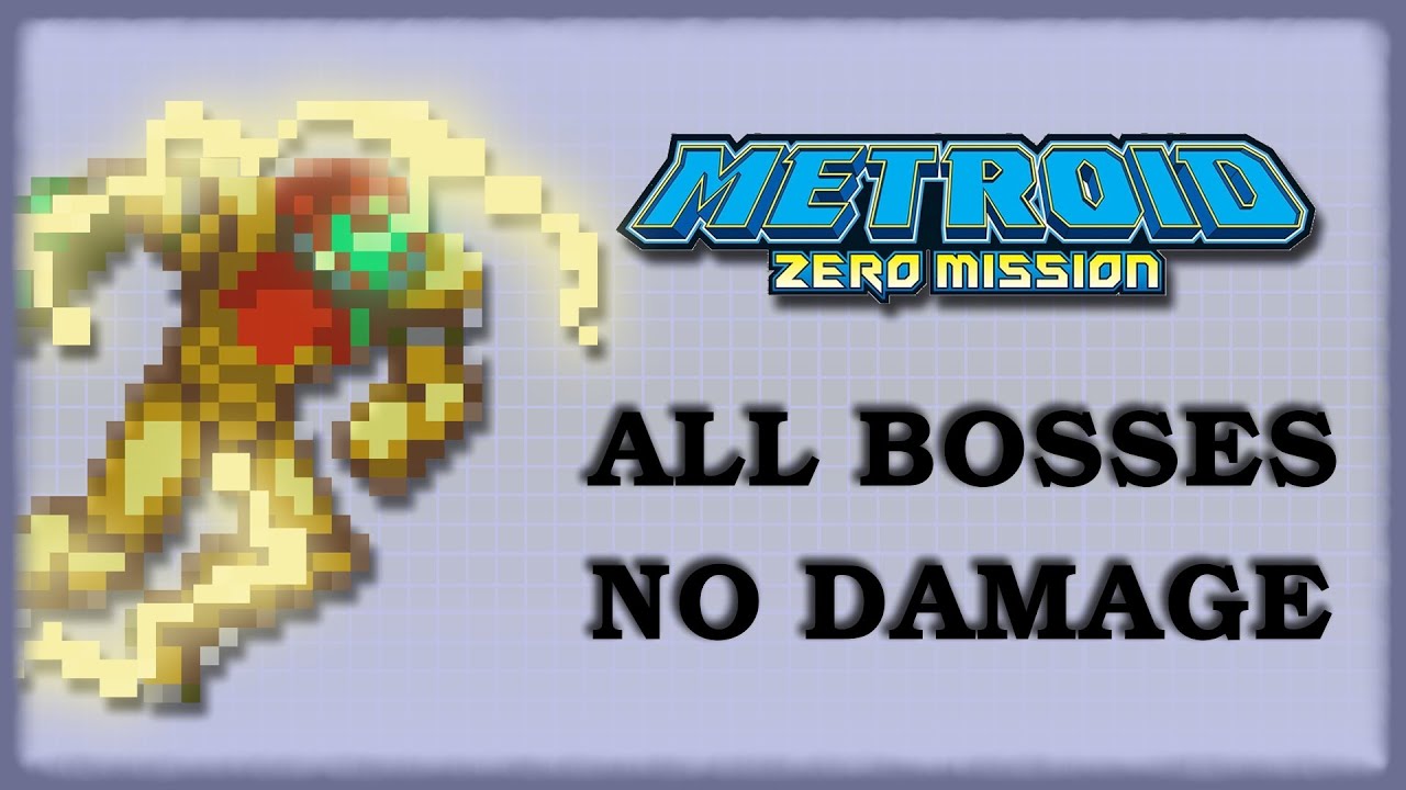 Metroid: Zero Mission 】All Bosses (No Damage) (GBA) - YouTube