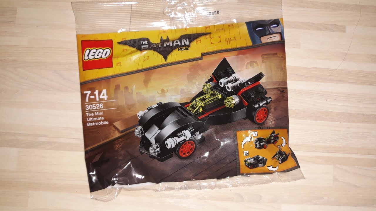Lego Batman Movie mini ultimate Batmobile unboxing and review - YouTube