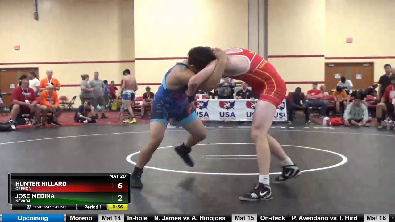 Junior 195 Hunter Hillard Oregon Vs Jose Medina Nevada - YouTube