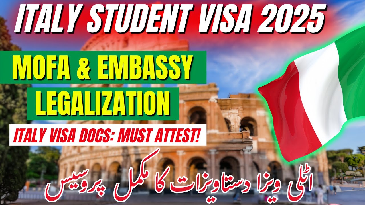 Italy Visa 2025 | Complete Guide to Document Attestation, MOFA ...
