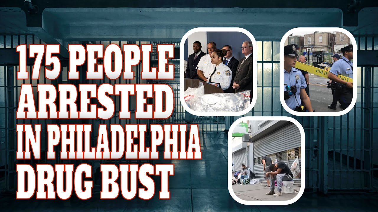 175 PEOPLE ARRESTED IN ONE OF PHILADELPHIA'S BIGGEST DRUG CRACKDOWNS ...