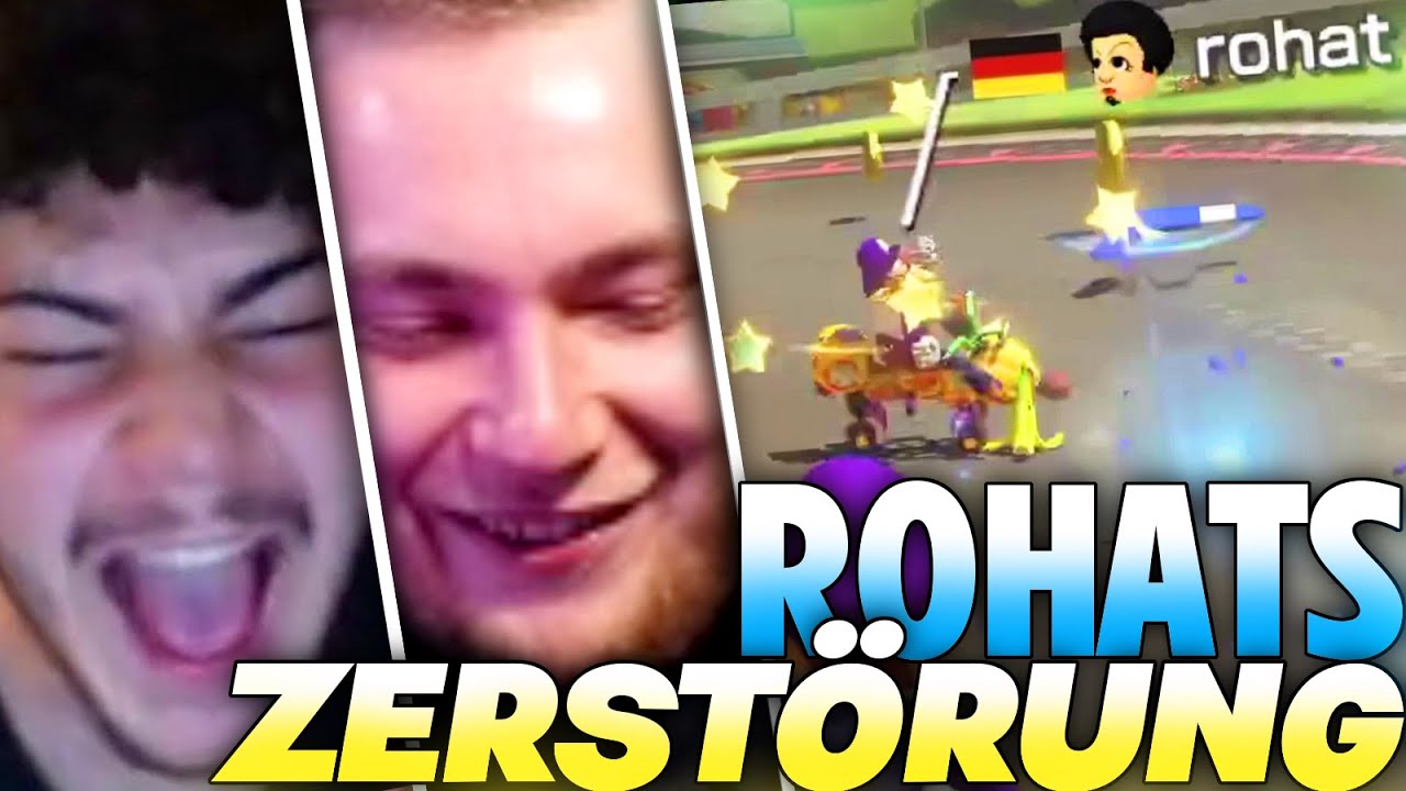 ROHAT wird ins LOCH GETRETEN! 🤣 Mario Kart mit MONTE, ROHAT & Co ...