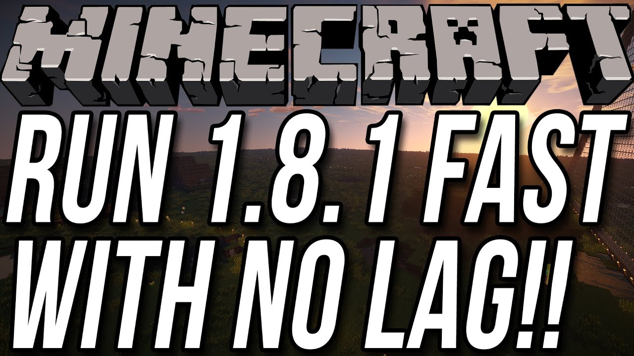 How To Run Minecraft 1.8.1 Fast With No Lag!! (Setup Optifine In 1.8.1 ...