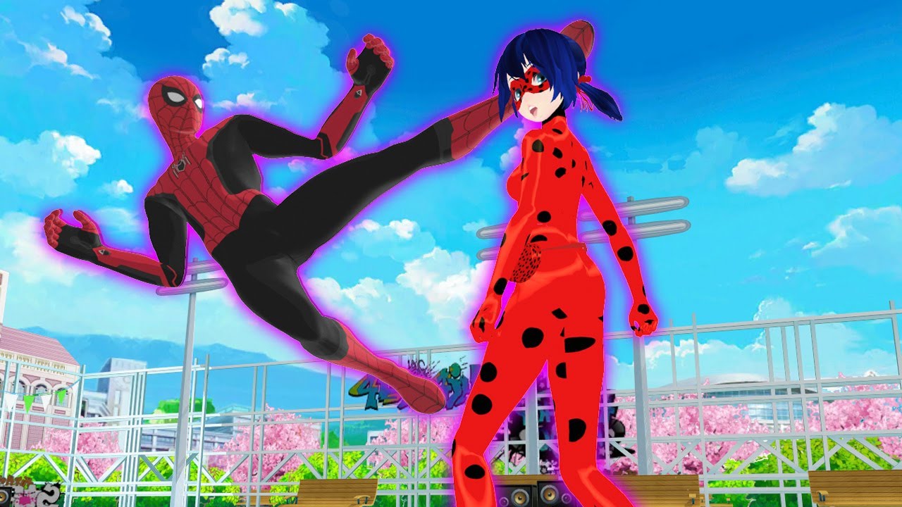 Miraculous Ladybug VS Spider Man No Way Home: Trainning - YouTube