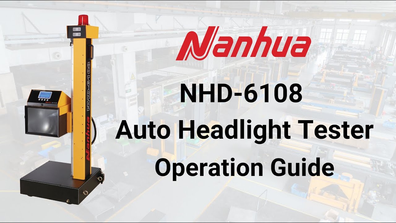 NHD-6108 Headlight Tester Operation Guide - YouTube