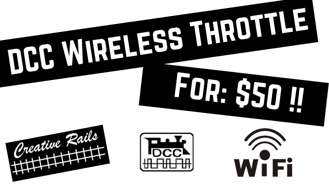 Wireless DCC Throttle For 50 Dollars! - YouTube