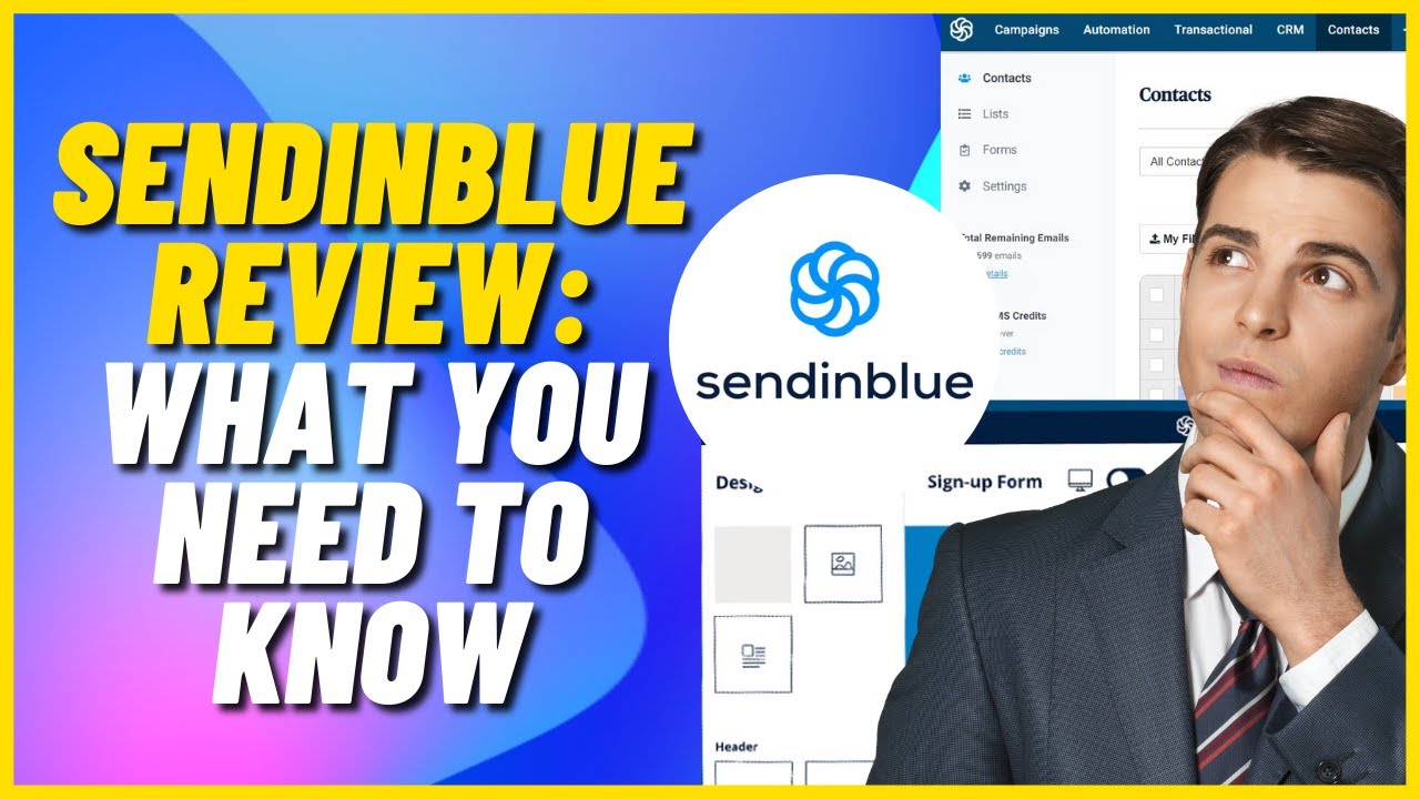 Sendinblue Review | Here's What You Need To Know About Sendinblue - YouTube