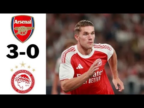 🔴 ARSENAL vs OLYMPIACOS 3-0 | USIKU WA MOTO UEFA CHAMPIONS LEAGUE ...