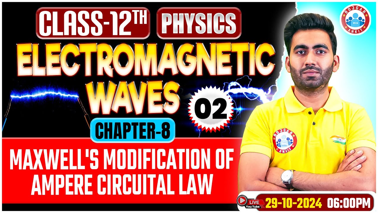 Class 12 Physics Chapter 8 Electromagnetic Waves | Maxwell's ...