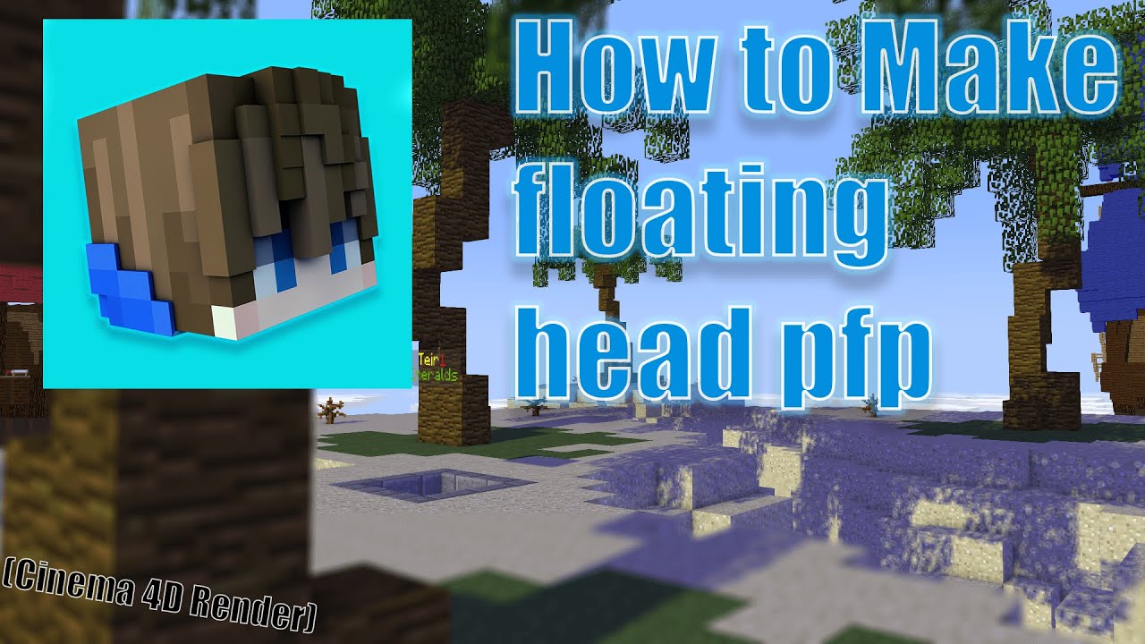 How to make a Floating Head MC PFP EASY - YouTube
