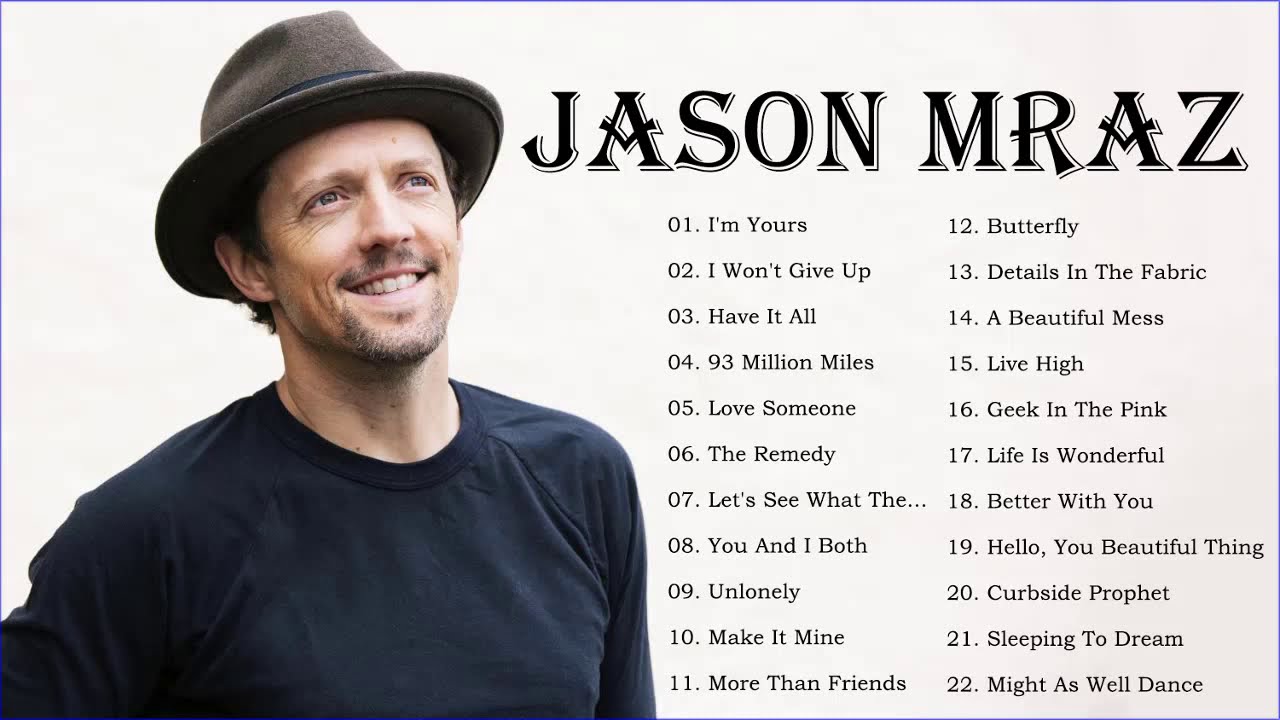 Jason Mraz Greatest Hits Full Album Best Of Jason Mraz 2020 - YouTube