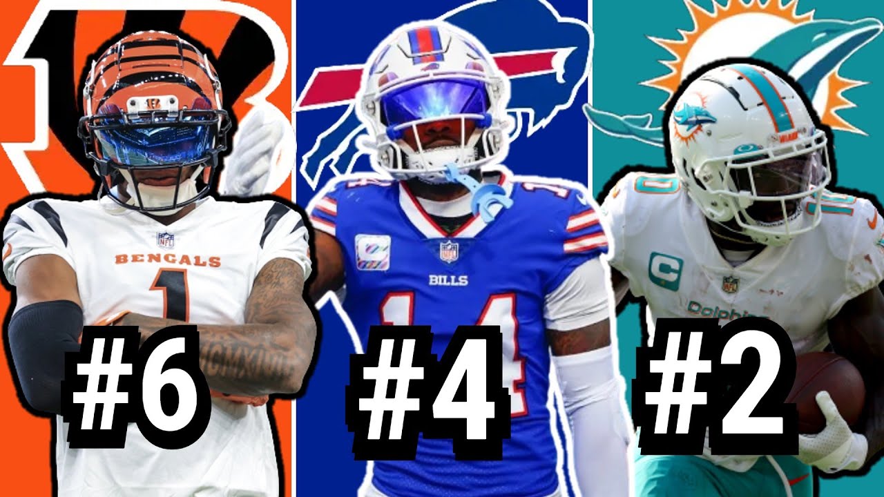 The Top 10 WR's for the 2023 NFL Season! - YouTube