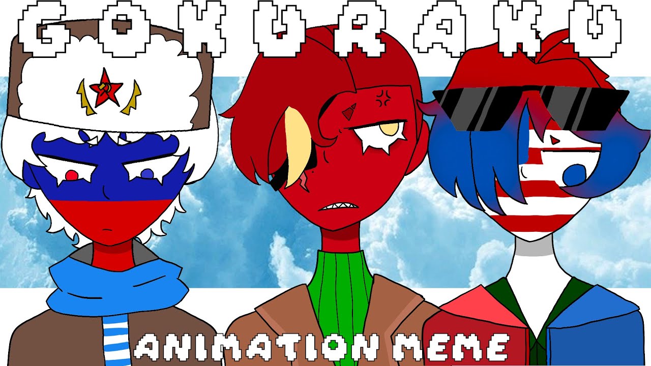 Gokuraku || Countryhumans animation meme - YouTube