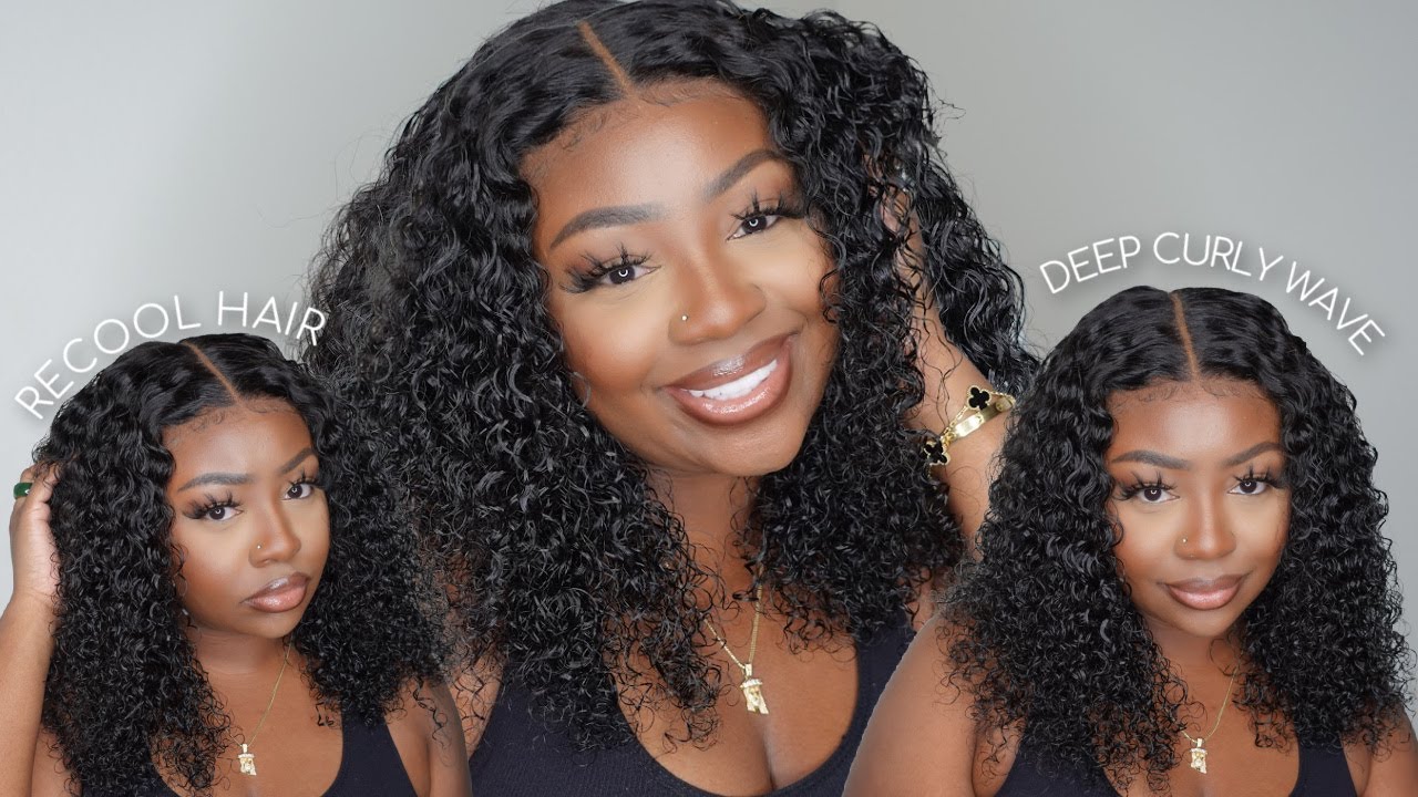Must Try! Short Deep Wave Wig | Enjoy 2 Styles | ft. Recool Hair - YouTube