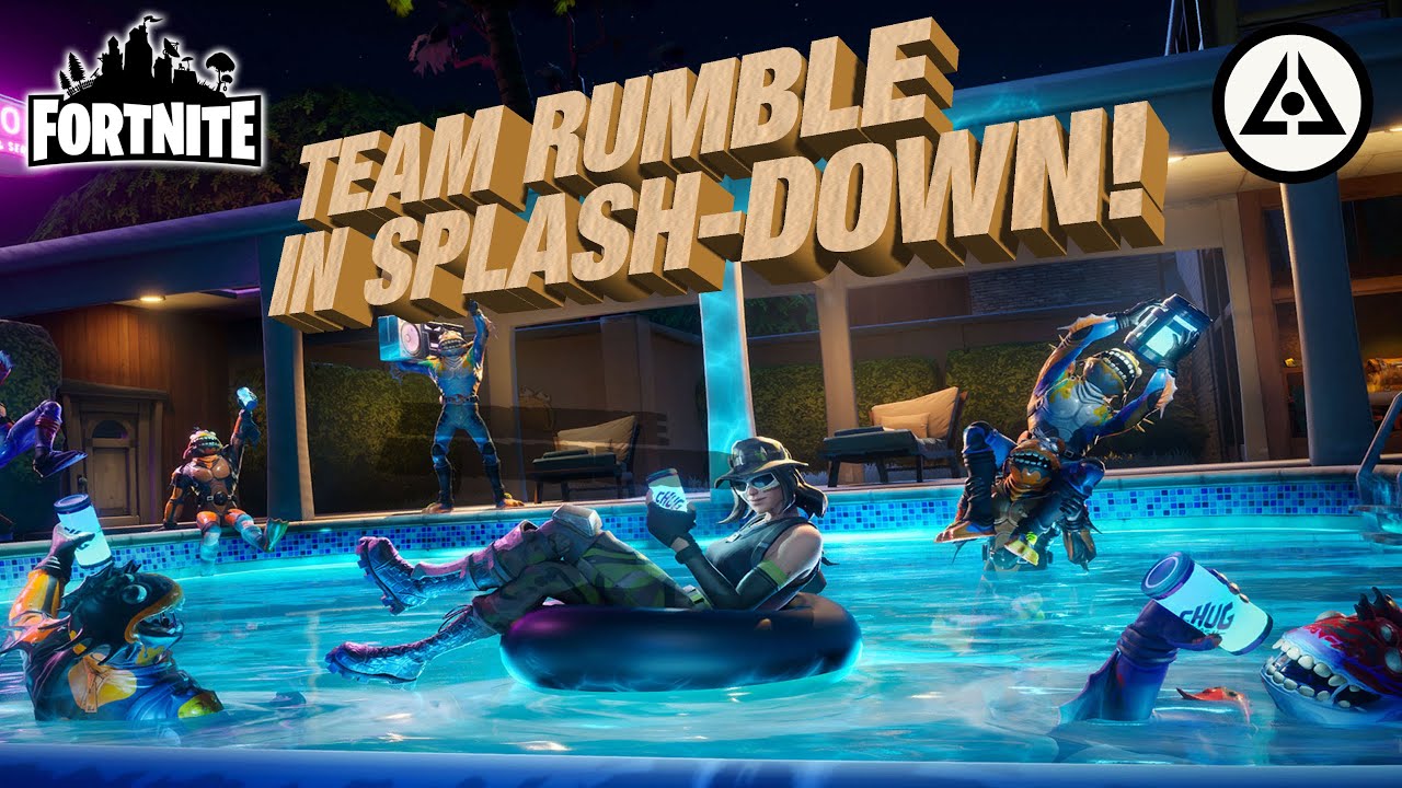 Fortnite - Team Rumble in Splash-Down! - YouTube