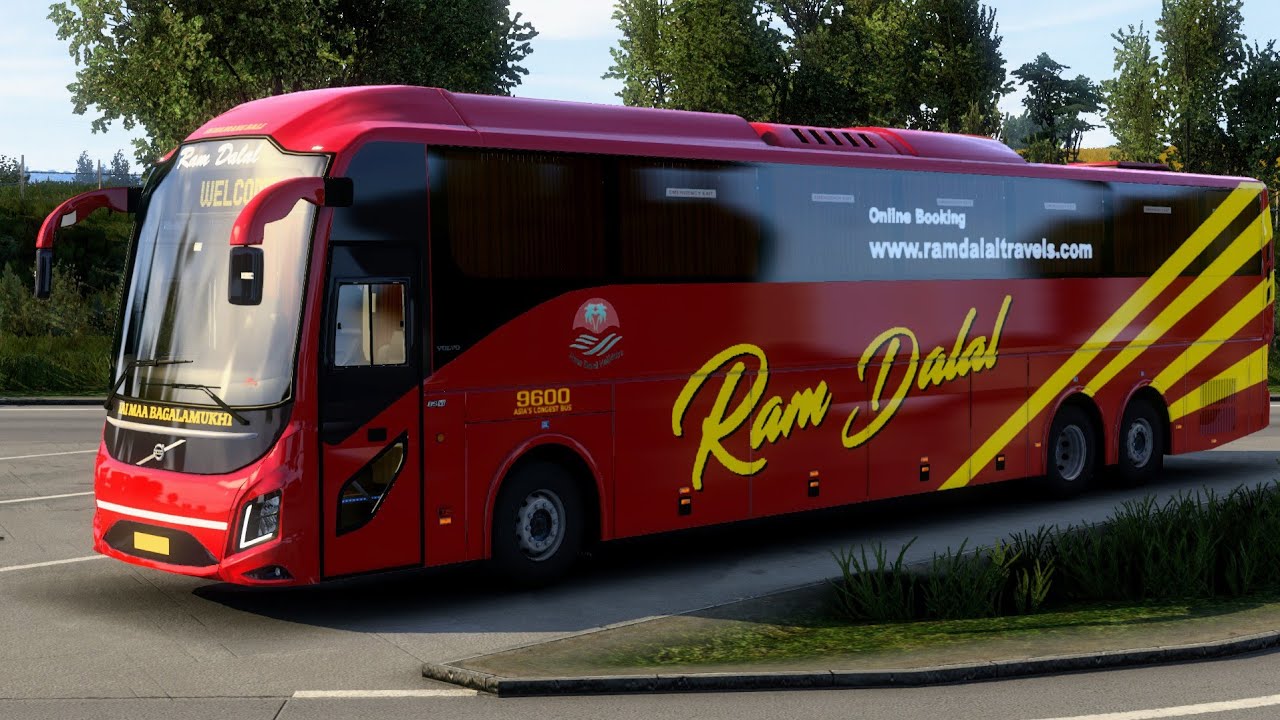 Ram Dalal | ETS2 Volvo 9600 bus mod | Lynx modding ETS2 - YouTube