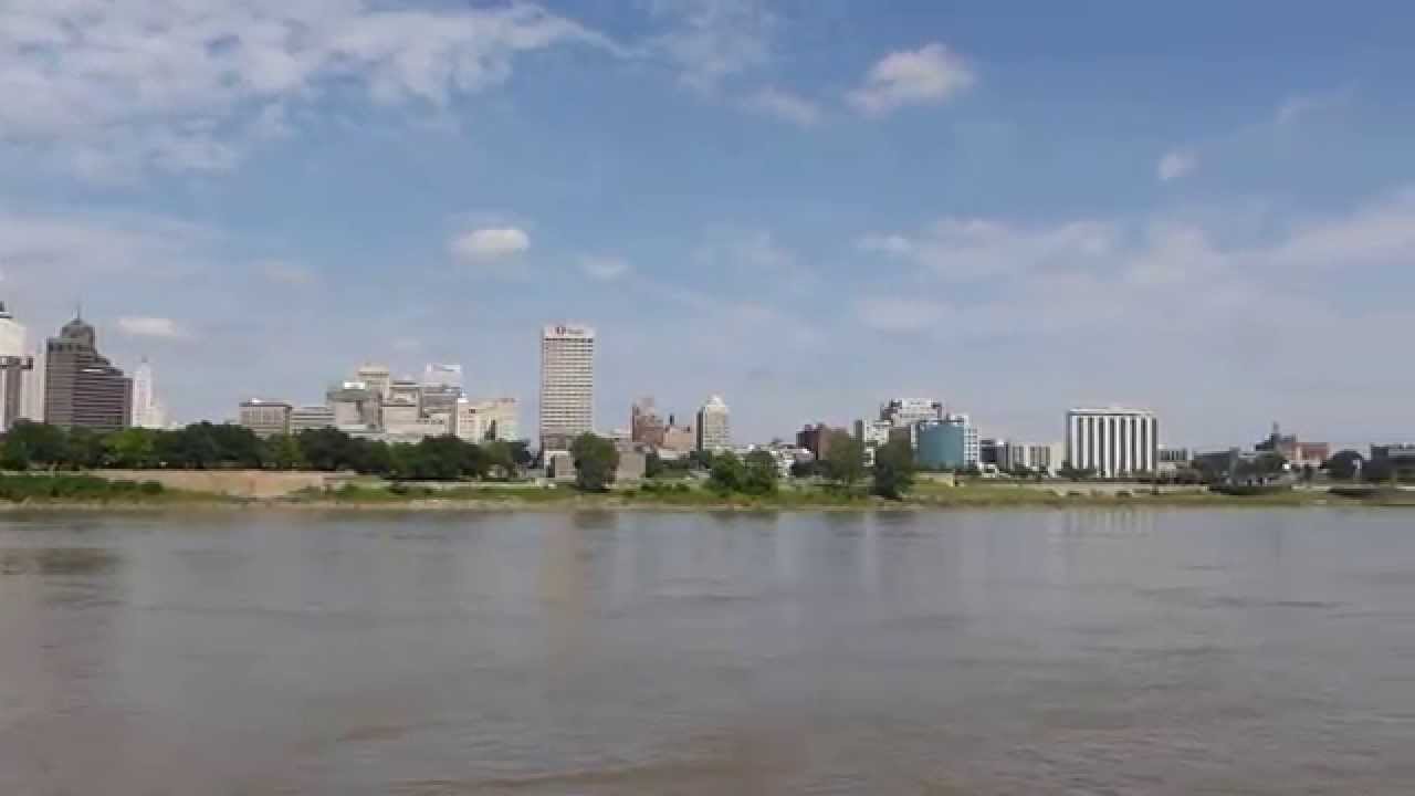 mississippi river, memphis, tennessee, usa - YouTube