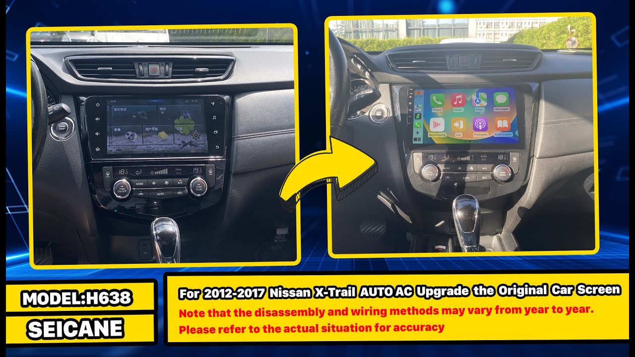 Upgrade your 2012-2017 Nissan X-Trail with an Android 9 stereo ...