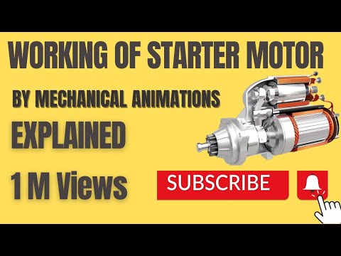 how starter motor works | parts of starter motor | starter motor ...