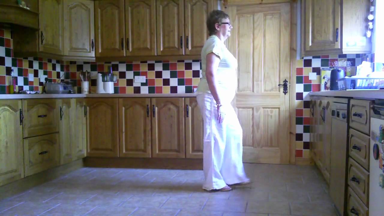 Choo Choo train line dance with Kathy - YouTube