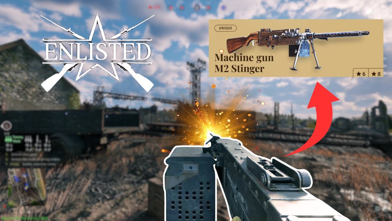 Trying the lethal M2 Stinger - Enlisted gameplay | Gare de Saint-Lo ...