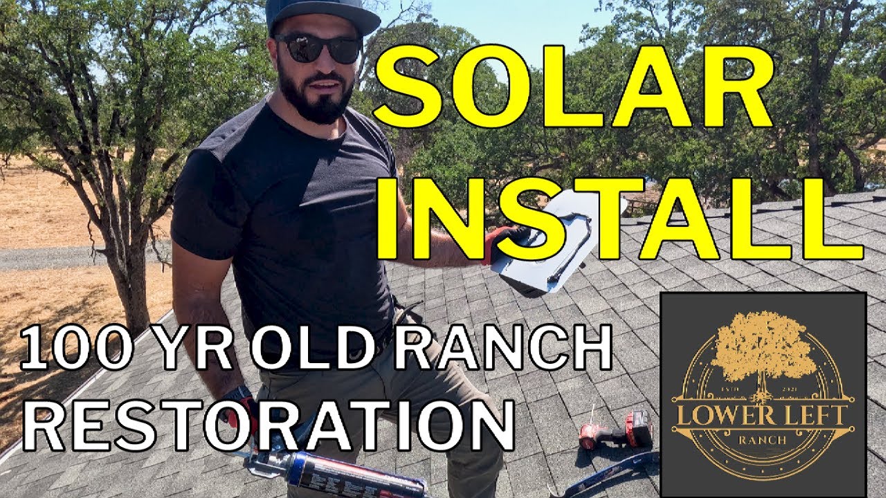 5kW Off Grid Solar Installation. 100 Year Old Ranch Restoration ...