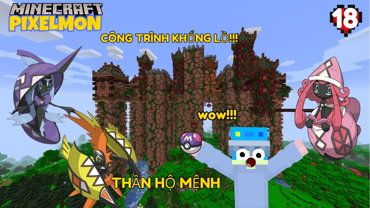MINECRAFT PIXELMON ULTRA #18 | TÔI PHÁT HIỆN CÔNG TRÌNH SIÊU TO 😱 THU ...