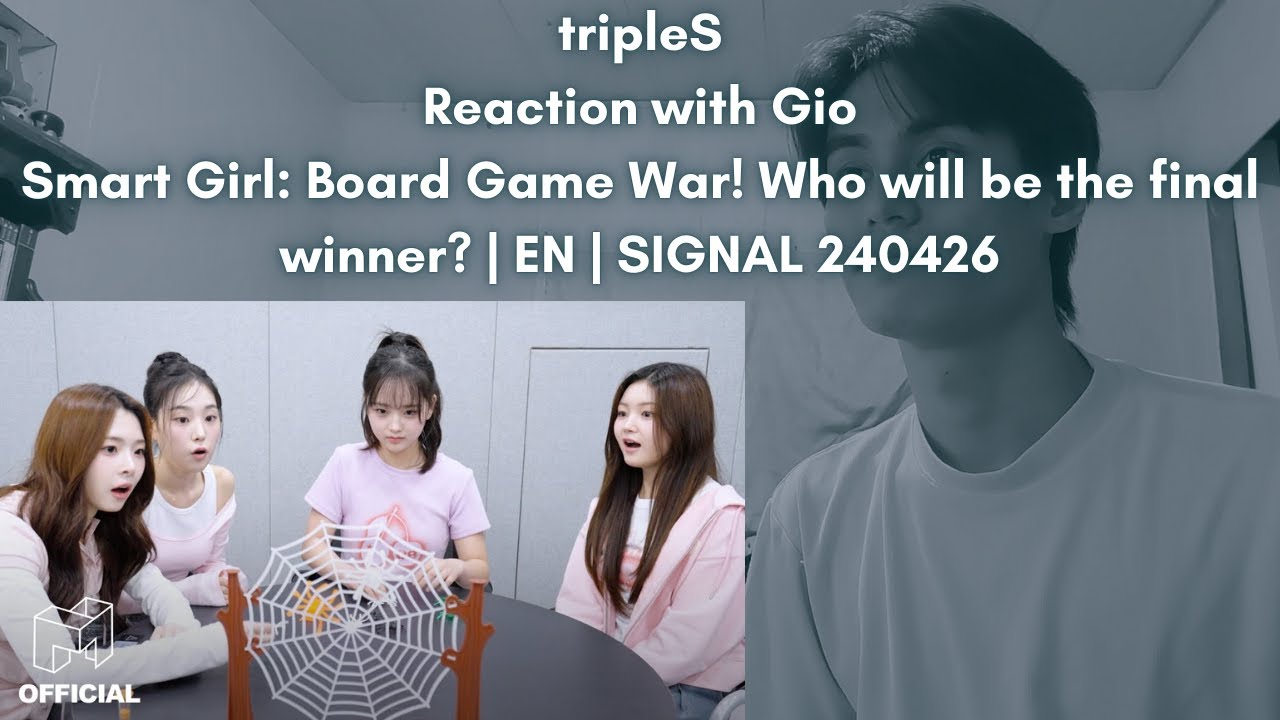 tripleS Reaction with Gio Smart Girl: Board Game War! Who will be the ...