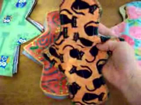 How I make my reusable cloth menstrual pads. - YouTube
