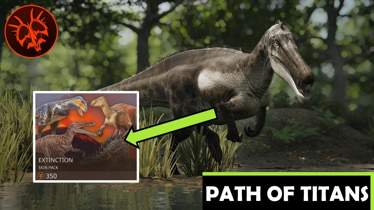 Path of Titans 🦖 ICH stelle Euch das NEUE Skin Pack für 4 DINOS vor ...