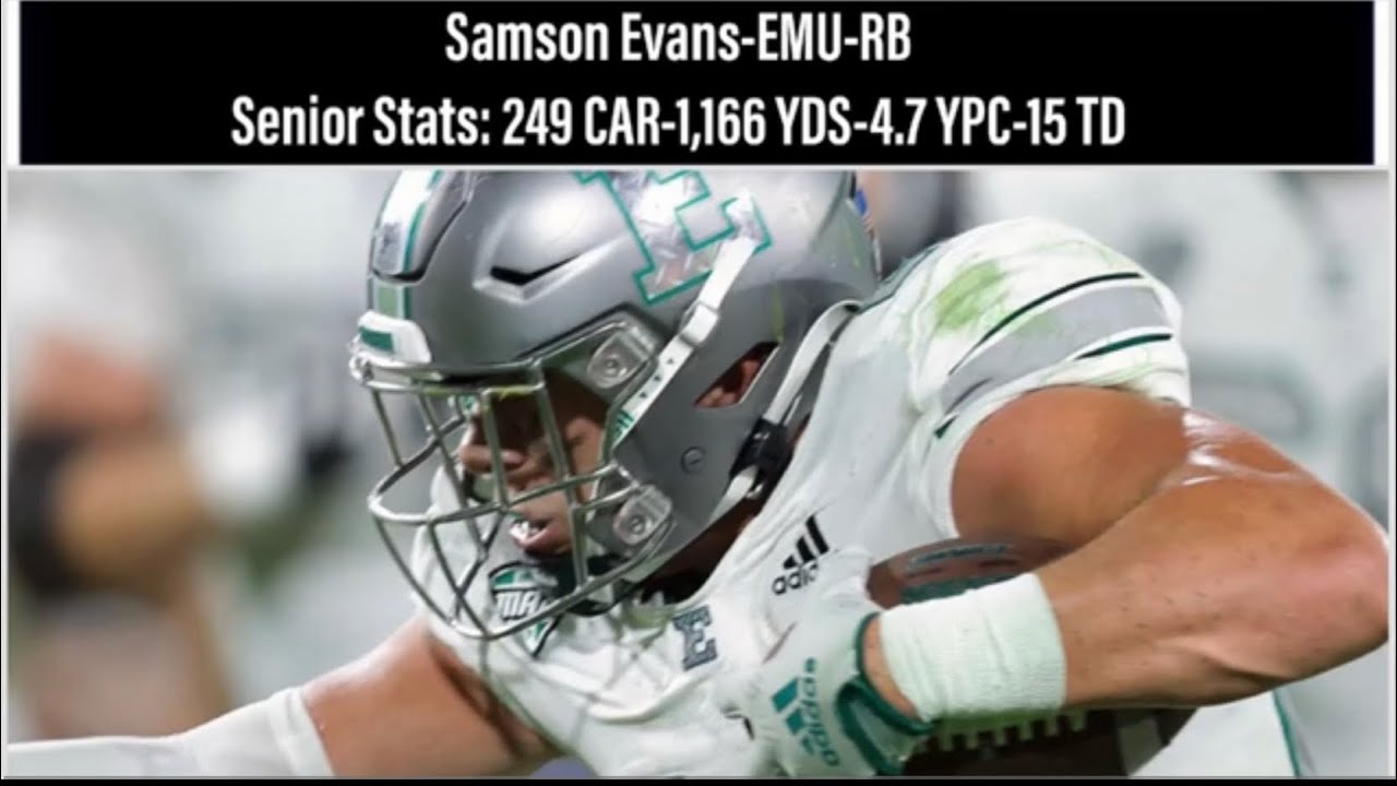 Samson Evans Senior Season Highlights-EMU RB-2022-2023 CFB Season - YouTube