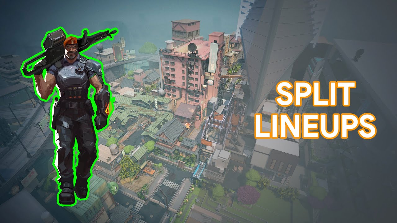 EASY BRIMSTONE LINEUPS ON SPLIT MAP -VALORANT - YouTube