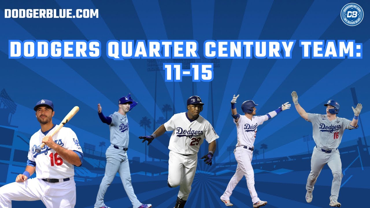 Dodgers quarter century team rankings: Nos. 11-15 - YouTube