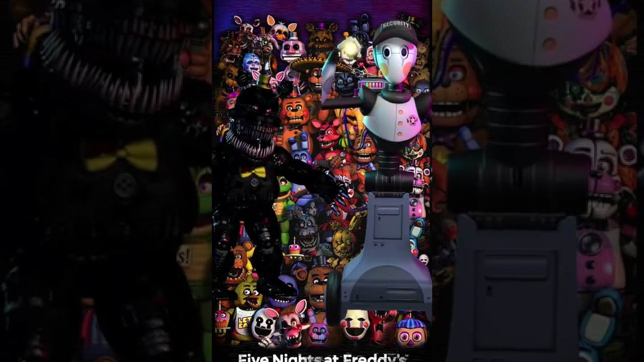 Nightmare vs Animatronics🐻🐰🐥🦊 || FNaF Security Breach edit - YouTube