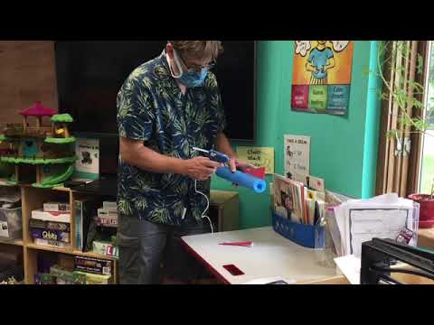 Pool Noodle Rocket Flinger - YouTube