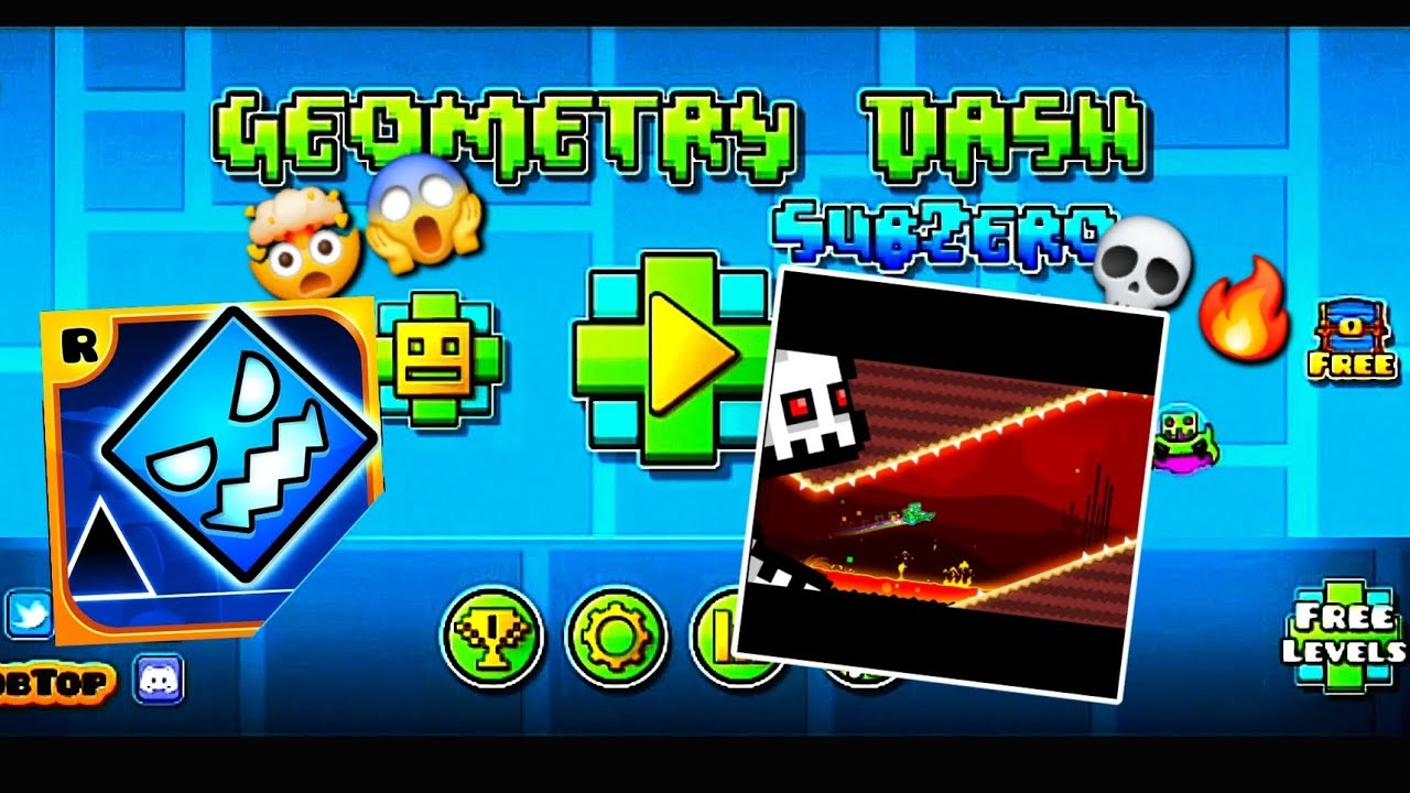 🔥👾JUGANDO ¡¡GEOMETRY DASH SUBZERO!!😱 EL JUEGO CON MAS AURA‼️ - YouTube